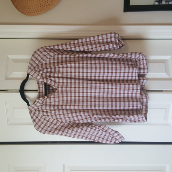 Universal Thread | Tops | Ut Gingham Blouse | Poshmark